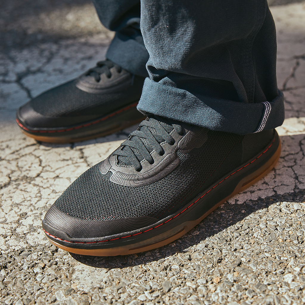 Skiff Black+Gum Boat Shoe – made+