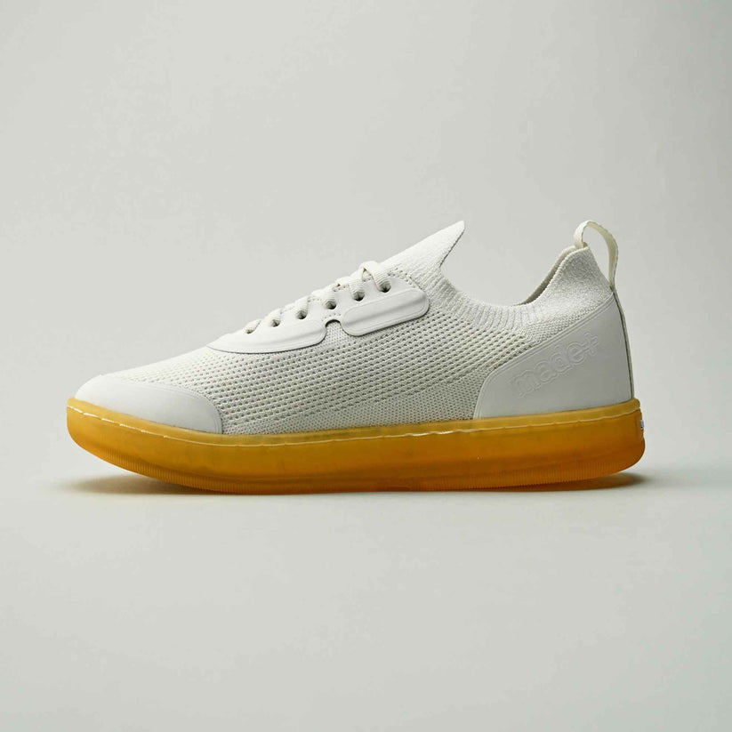 skiff2 white+gum boat shoe – made+