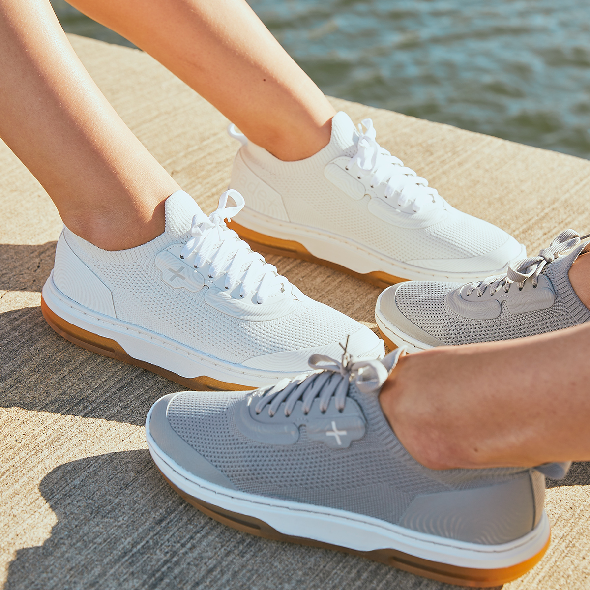 Skiff White+Gum Boat Shoe – made+