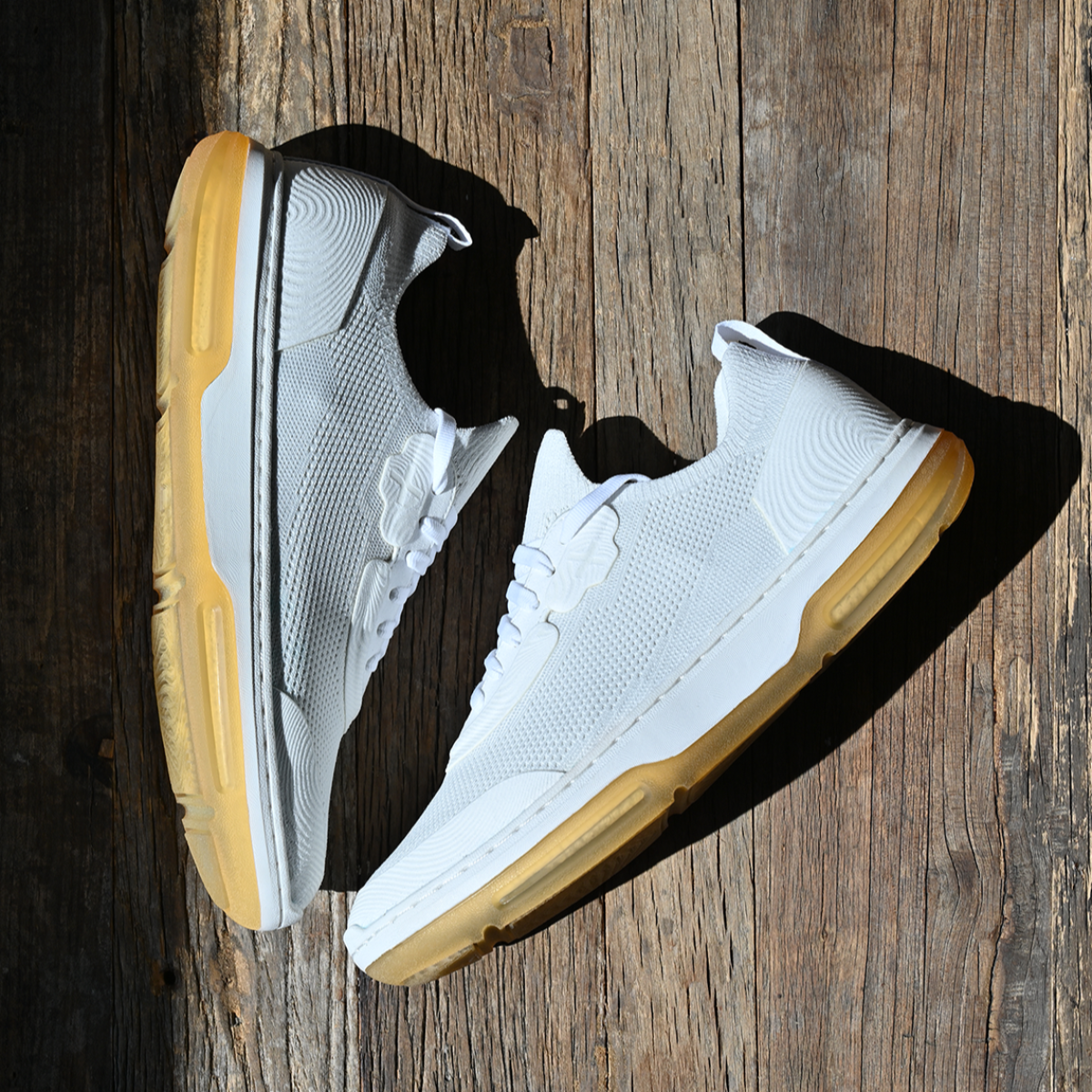 Skiff White+Gum Boat Shoe – made+