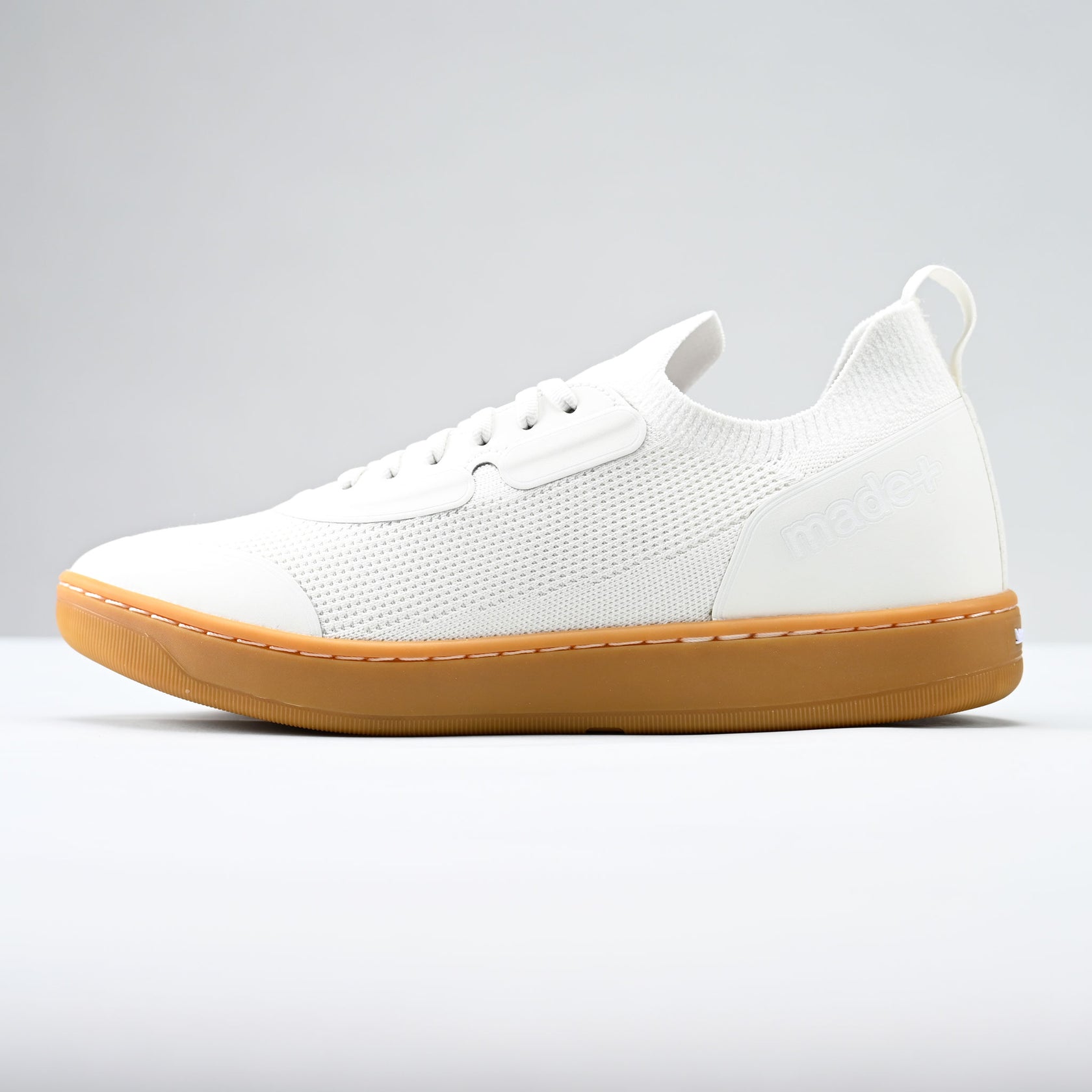 Skiff2 White+Gum Boat Shoe – made+