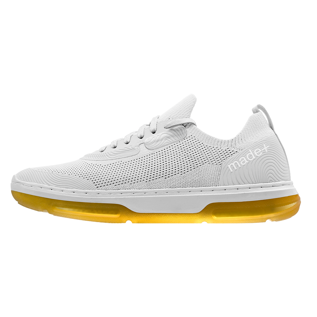 Skiff White+Gum Boat Shoe – made+